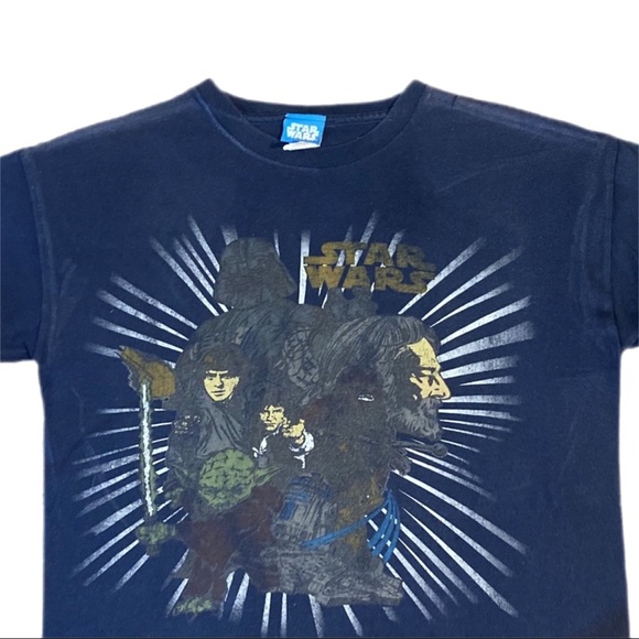 Star Wars | Tops | Vintage Star Wars Womens Crop Top Midriff Shirt M ...